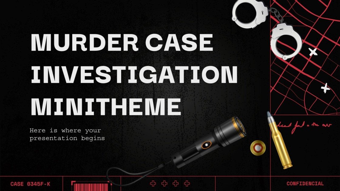 Free Google Slides & PowerPoint Templates on Murders