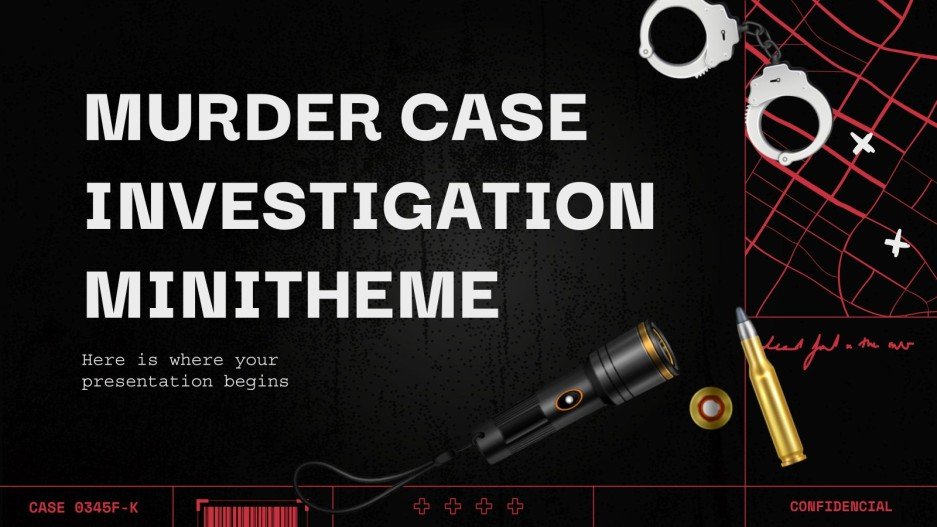 Free Google Slides & PowerPoint Templates on Murders