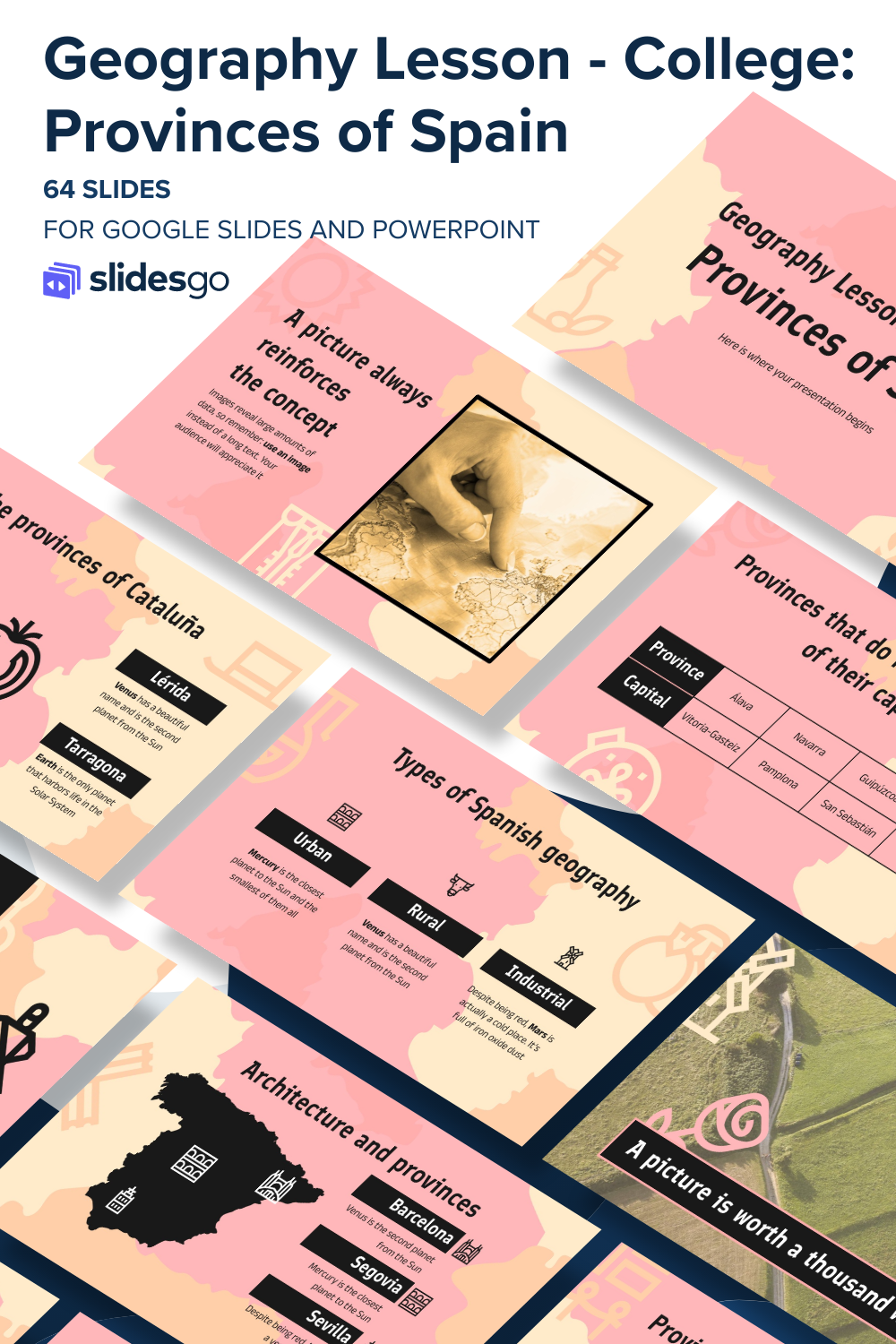 Geography Lesson: Provinces of Spain | Google Slides & PPT