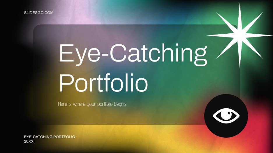 Eye-Catching Portfolio | Google Slides & PowerPoint template