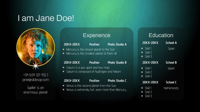 Eye-Catching Portfolio | Google Slides & PowerPoint template