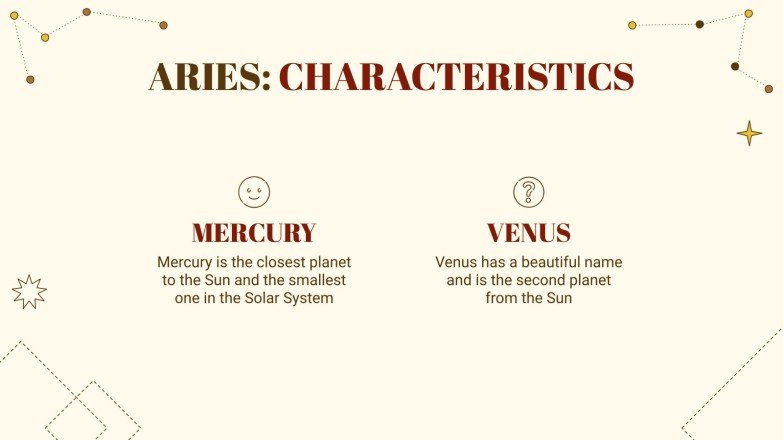 Aries - Fire Zodiac Signs | Google Slides & PowerPoint