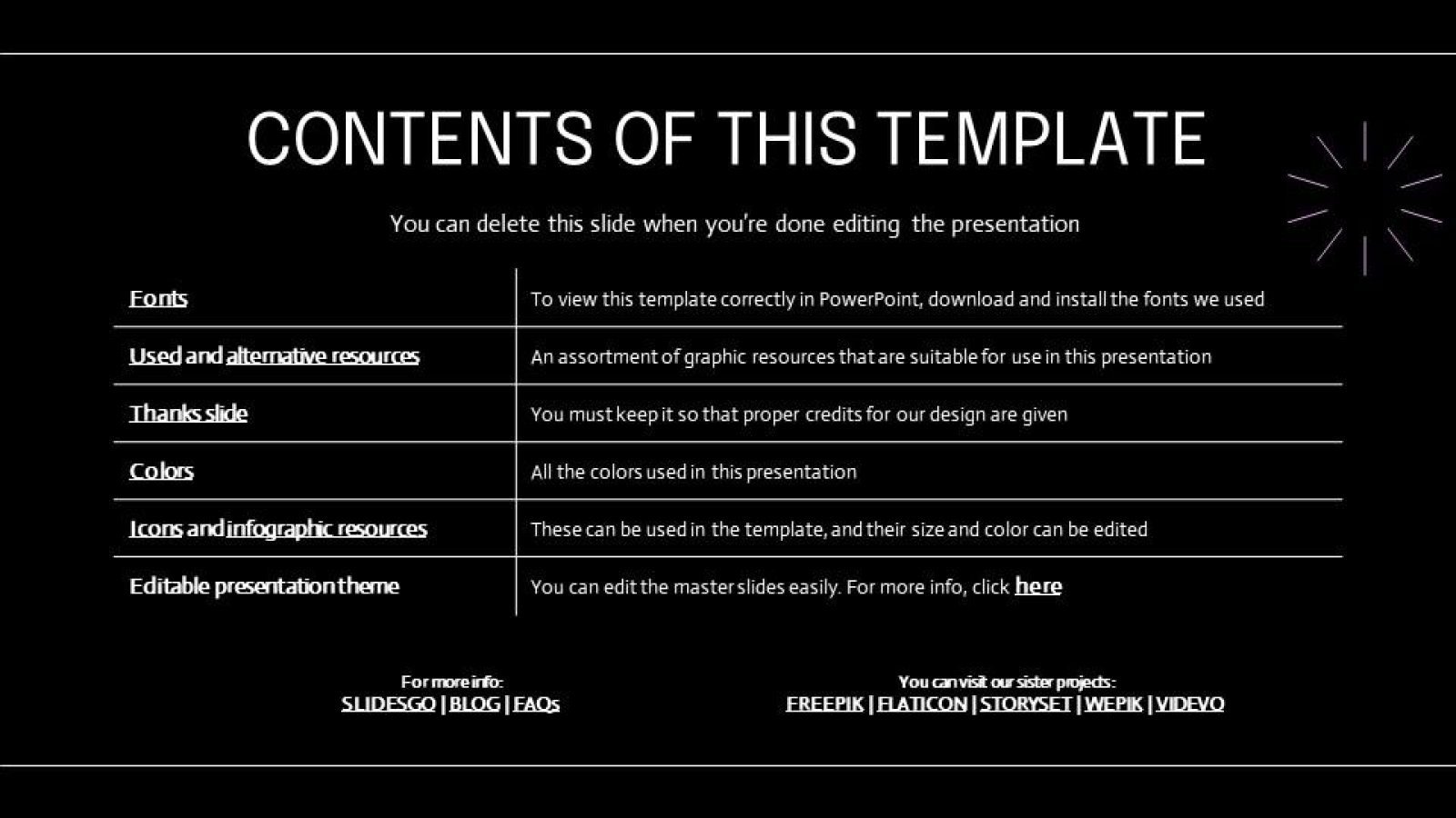 Animated Sparkle Effect Theme | PowerPoint