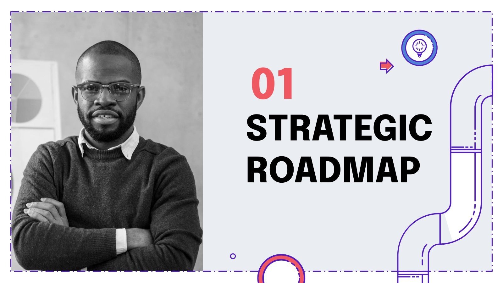 Simple & Modern Strategic Roadmap Project Proposal