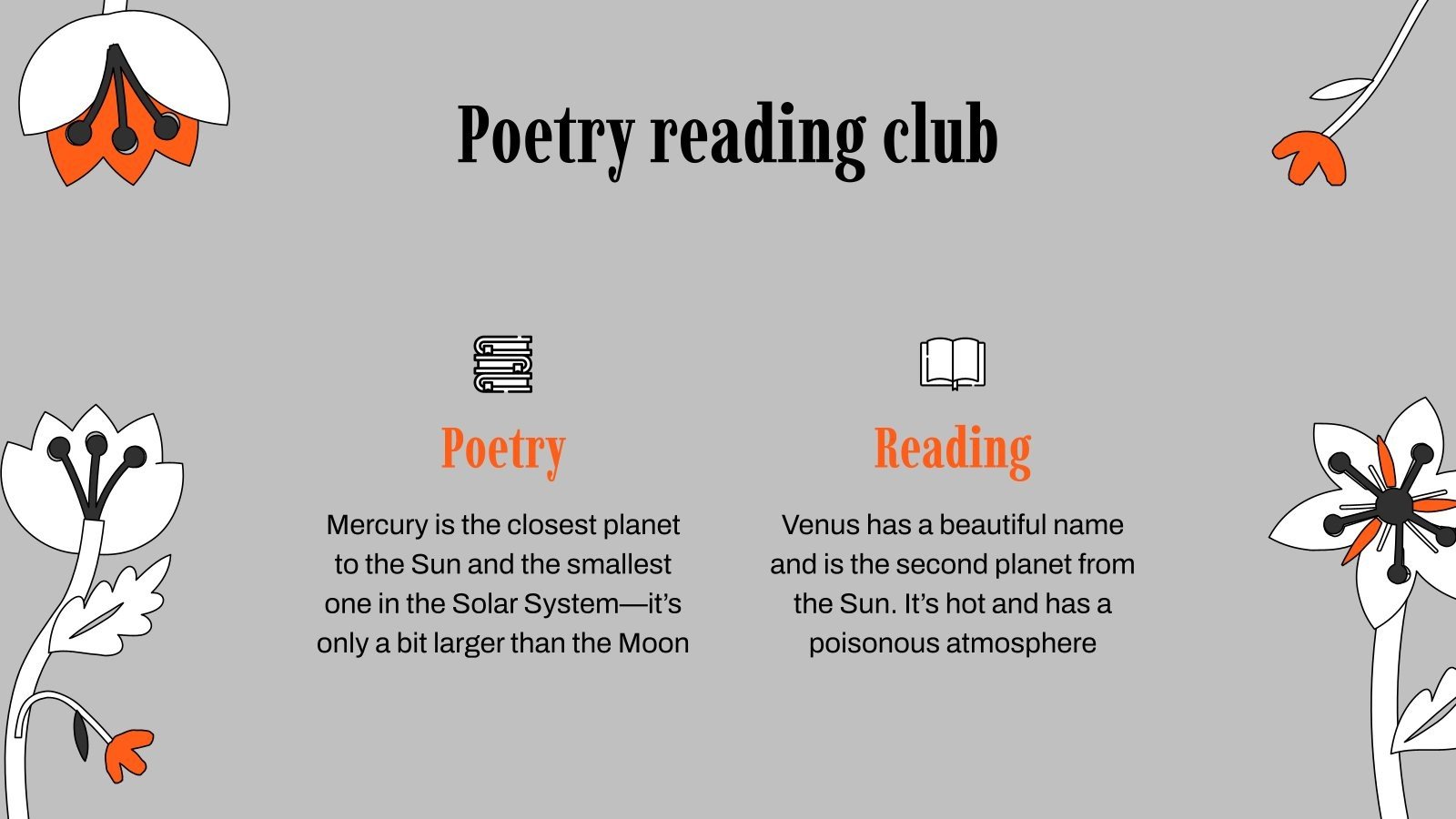 Poetry Reading Club Activities for World Poetry Day