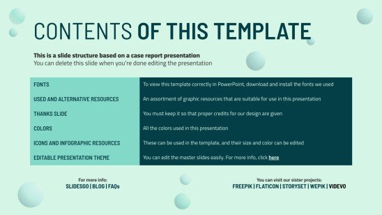 Bubbles Case Report | Google Slides & PowerPoint