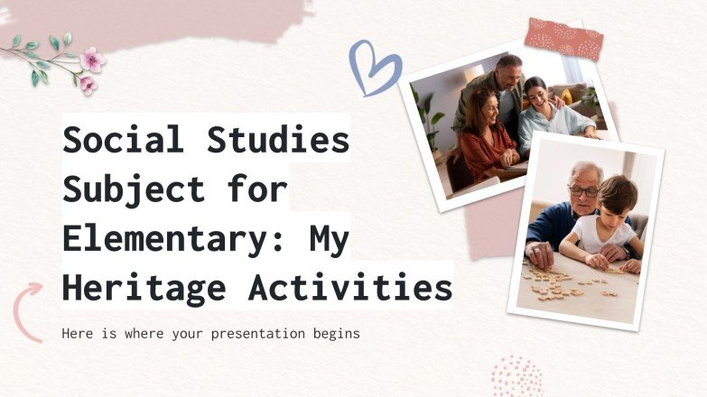 Social Studies: My Heritage Activities | Google Slides & PPT