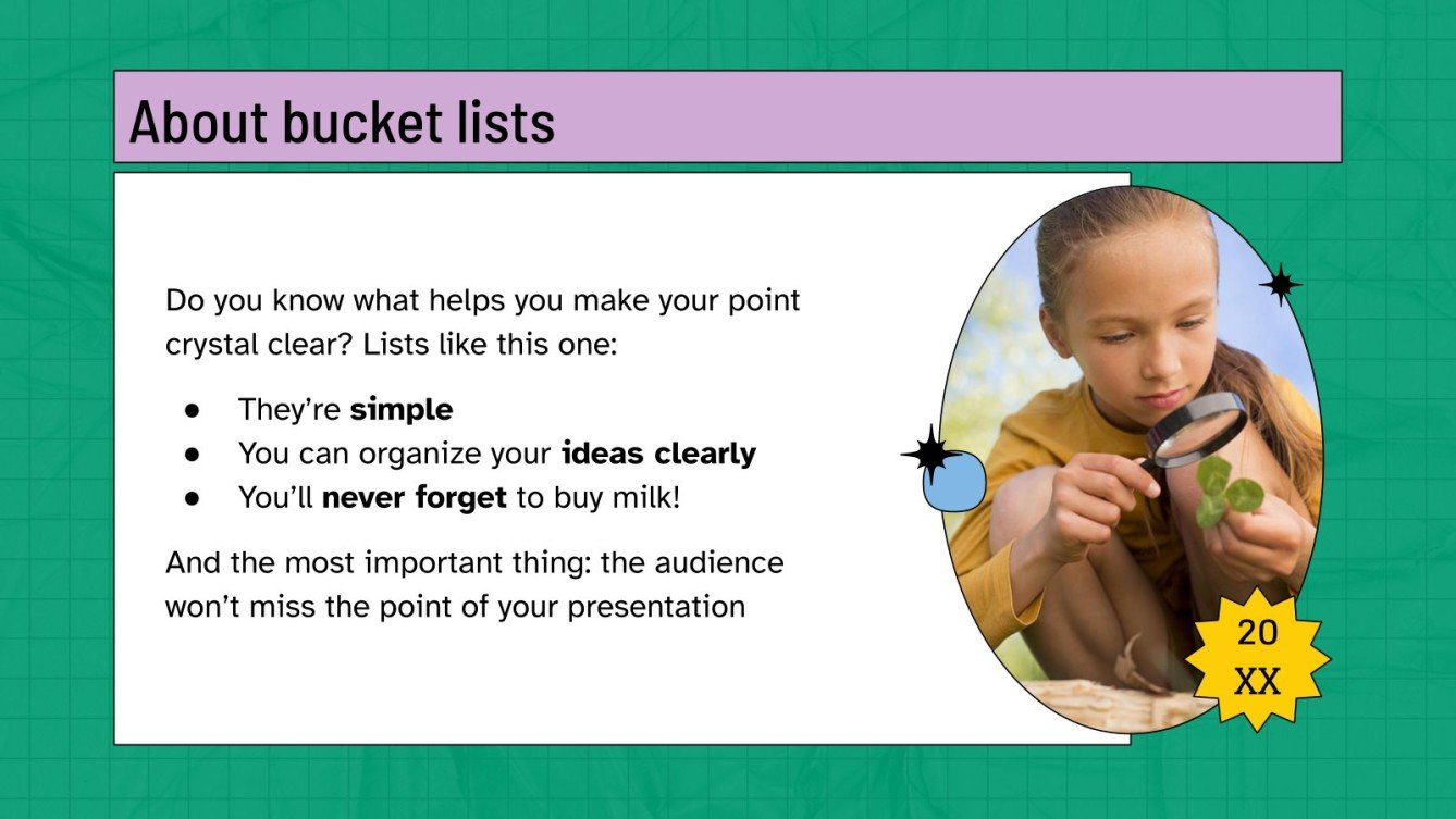 Bucket List Assignment for Elementary | Google Slides & PPT