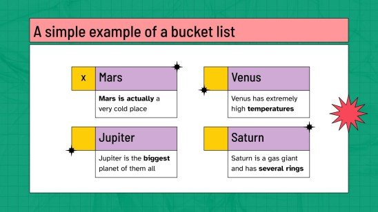 Bucket List Assignment for Elementary | Google Slides & PPT