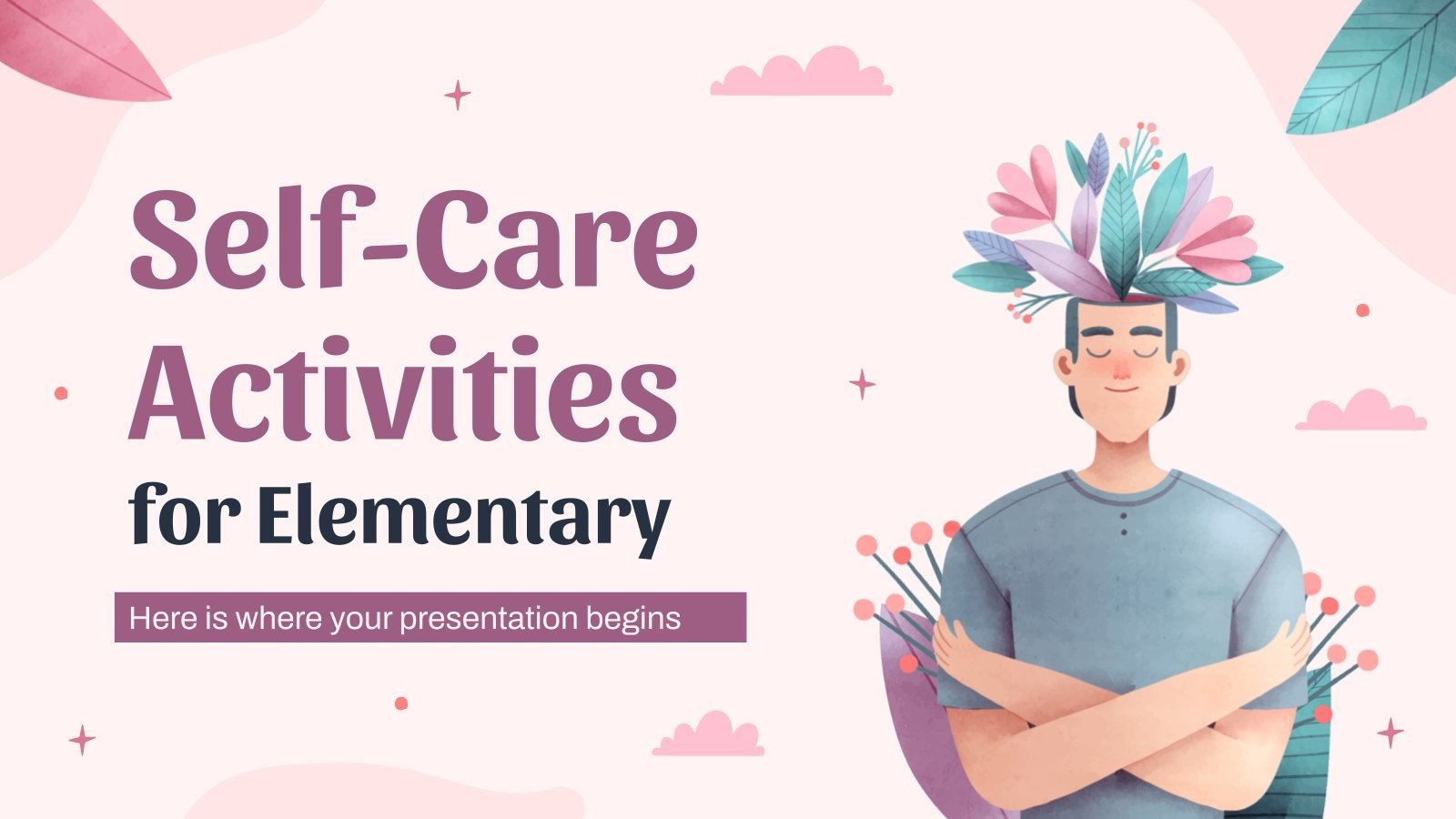 초등학생을 위한 자기 관리 활동 | Google Slides & PPT