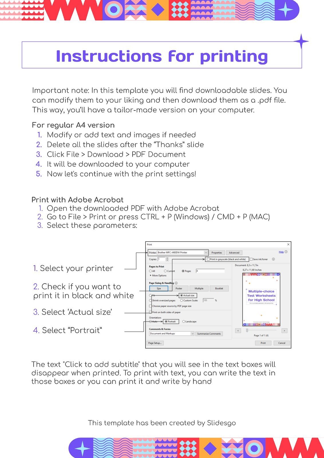Multiple-choice Test Worksheets | Google Slides & PPT