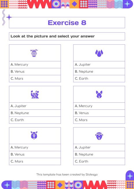 Multiple-choice Test Worksheets | Google Slides & PPT