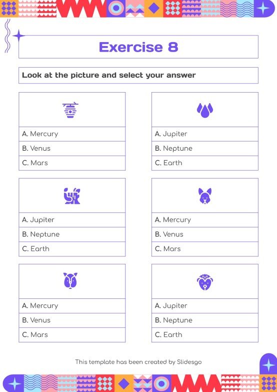 Multiple-choice Test Worksheets | Google Slides & PPT