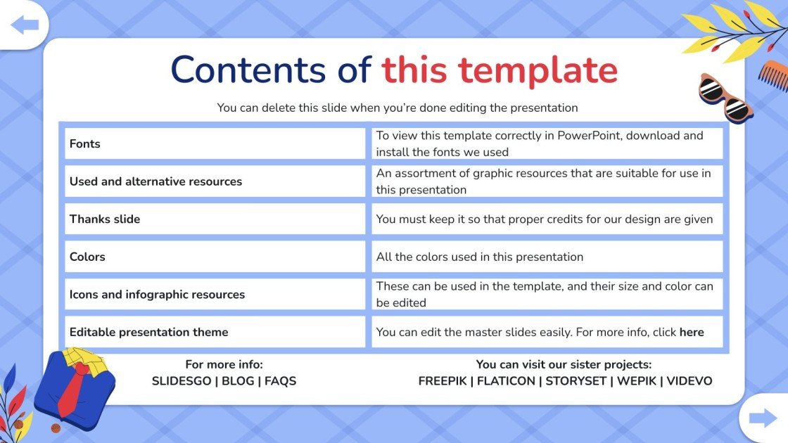 Pre-K Activities for Father's Day | Google Slides & PPT