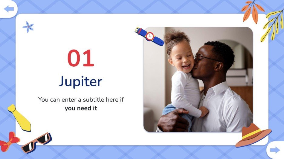 Pre-K Activities for Father's Day | Google Slides & PPT