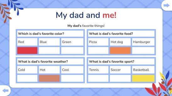 Pre-K Activities for Father's Day | Google Slides & PPT