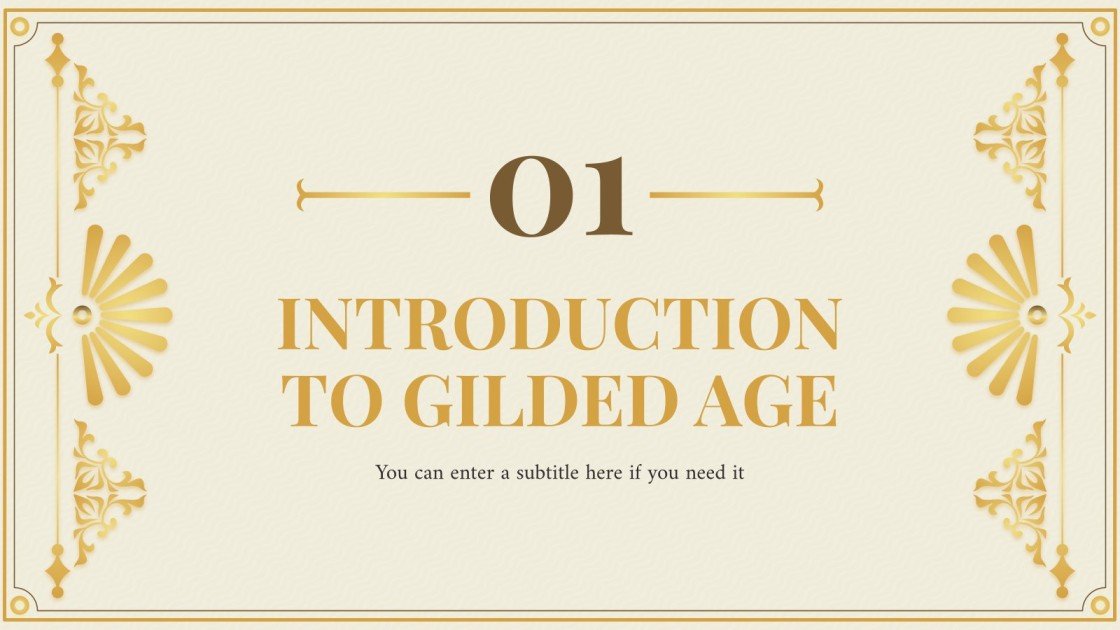 Social Studies Subject: Gilded Age of US