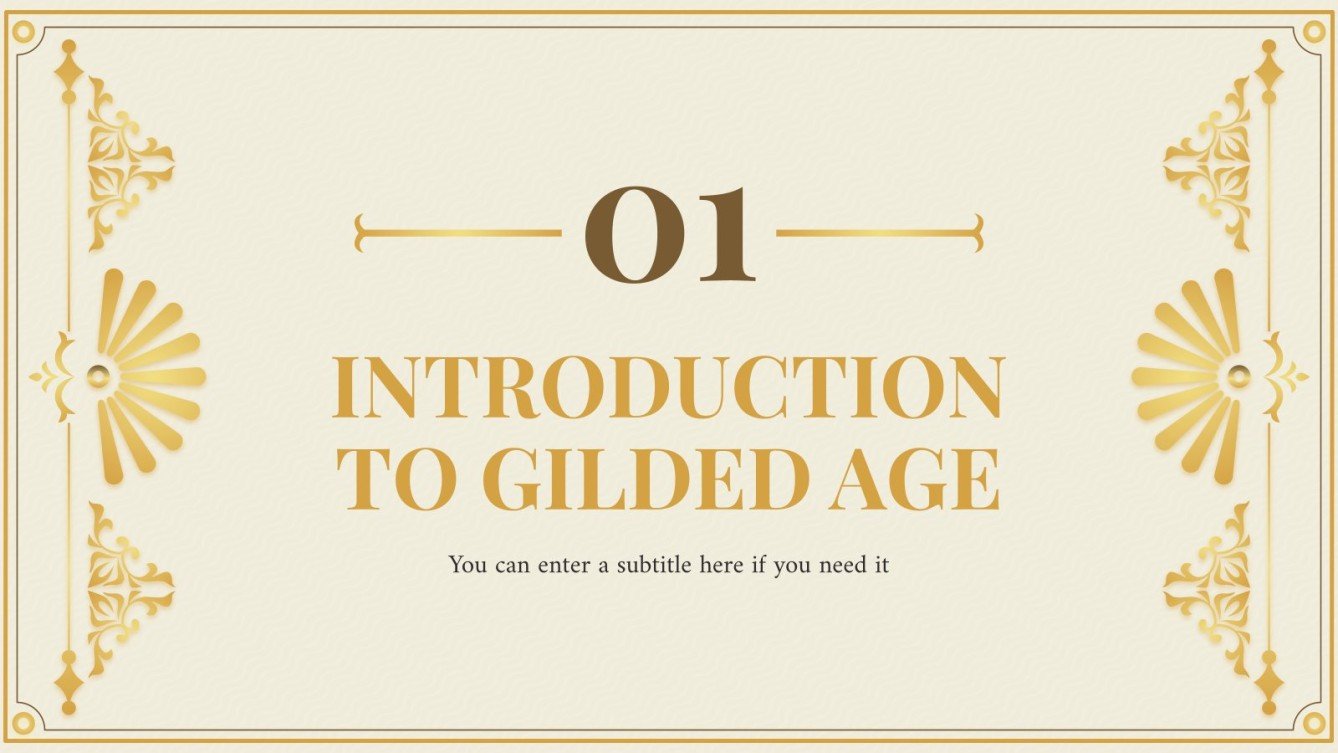 Social Studies Subject: Gilded Age of US