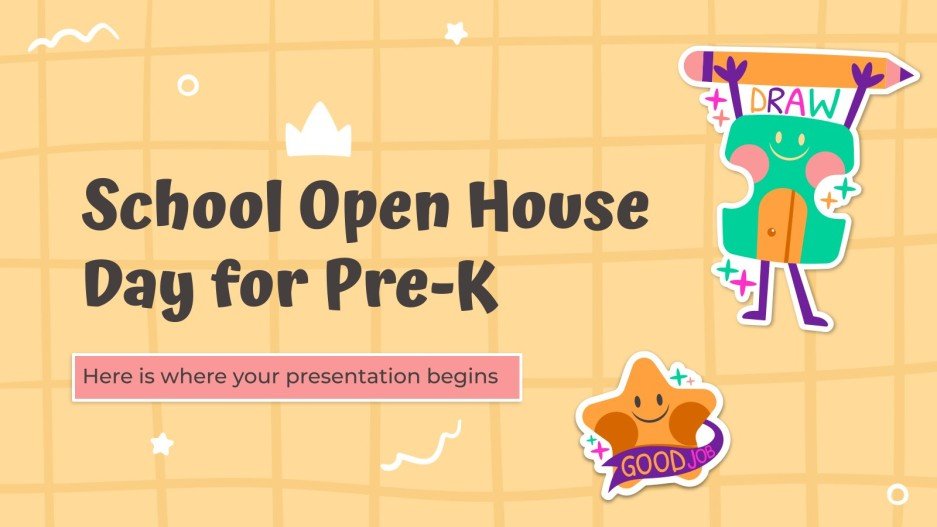 School Open House Day for Pre-K | Google Slides & PPT