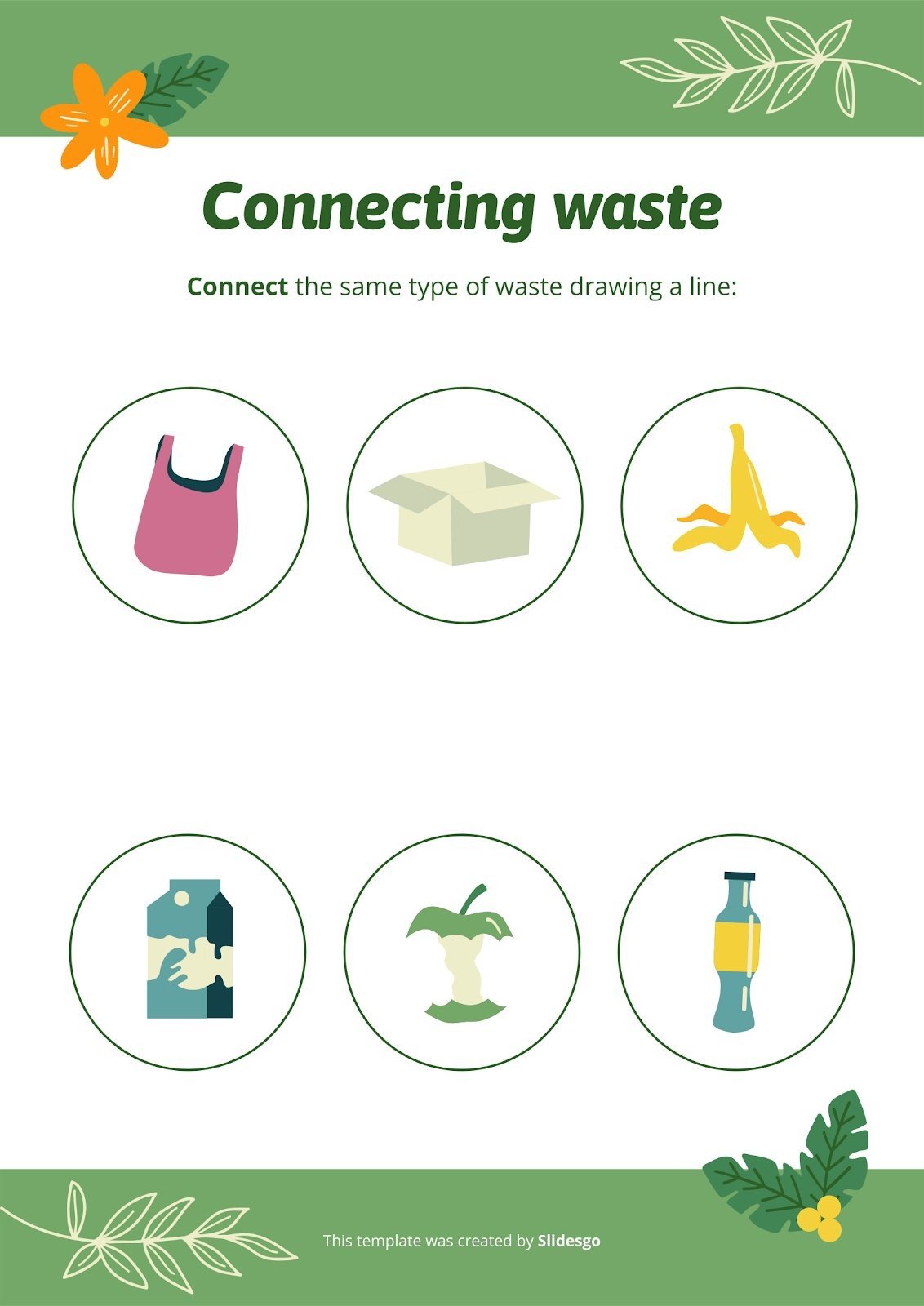 Let's Save Nature! Pre-K Worksheets | Google Slides & PPT