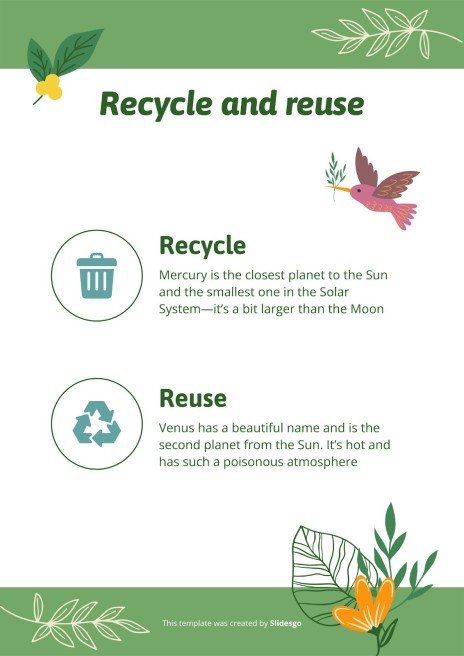 Let's Save Nature! Pre-K Worksheets | Google Slides & PPT
