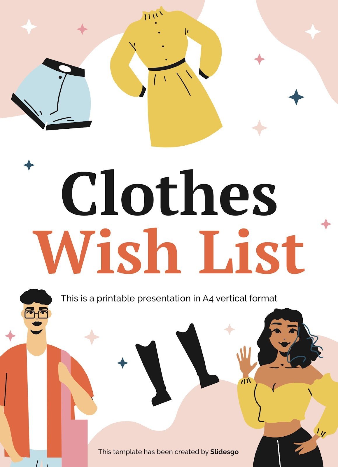 Clothes Wish List | Google Slides & PPT