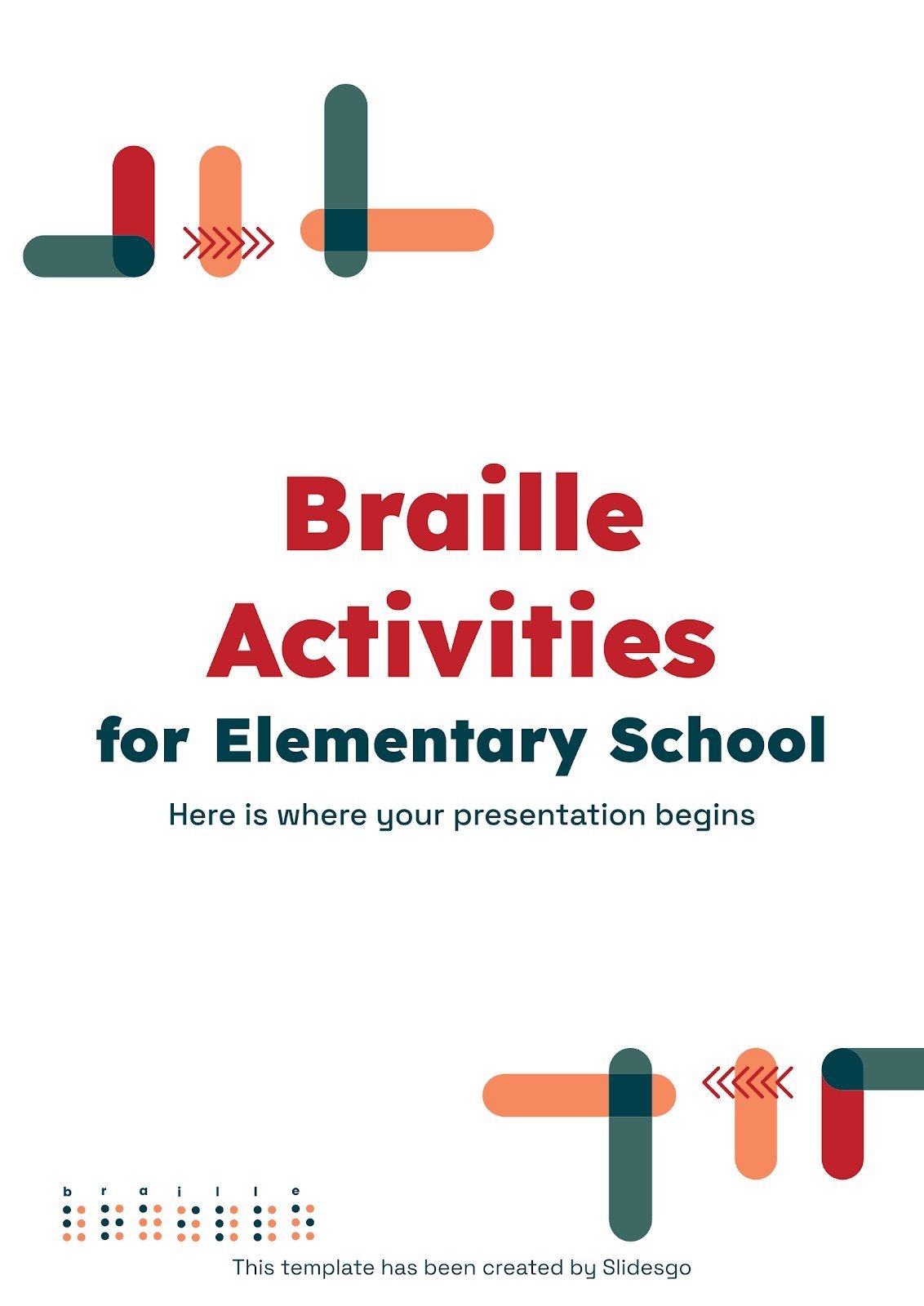 Activités en braille pour l'école élémentaire