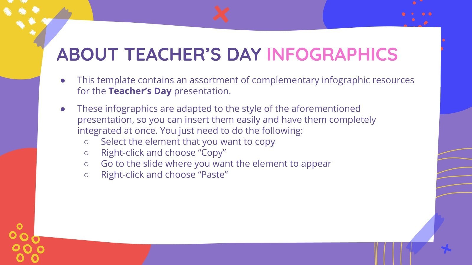 Teacher's Day Infographics | Google Slides & PPT