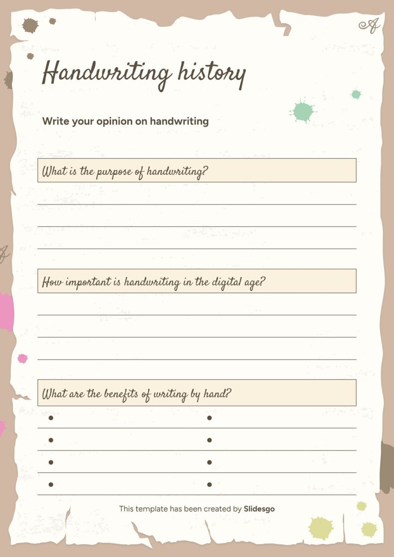 Activities for Middle School to Celebrate Handwriting Day