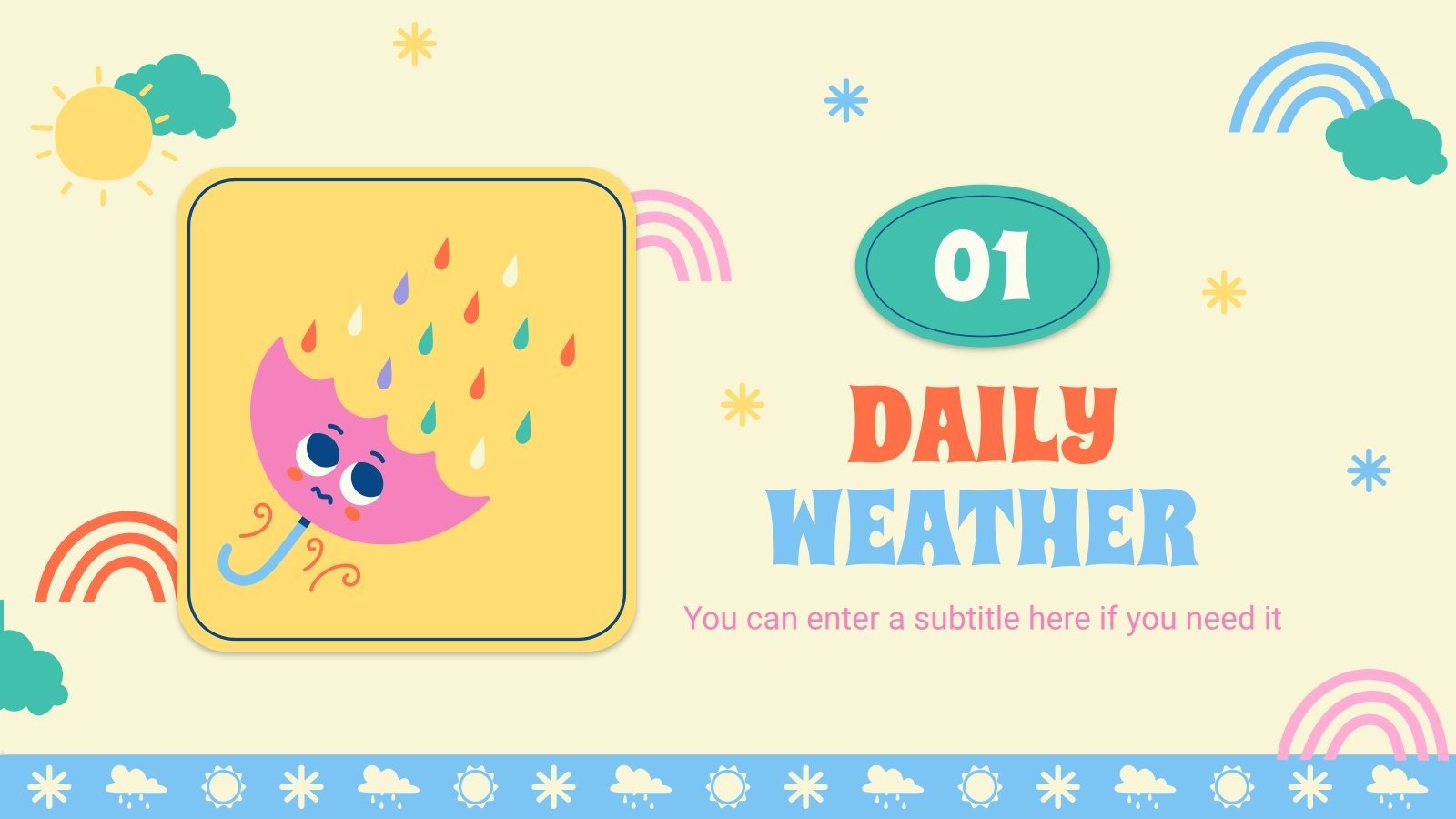 Daily Weather & Temperature Activities: Pre-K | Google Slides