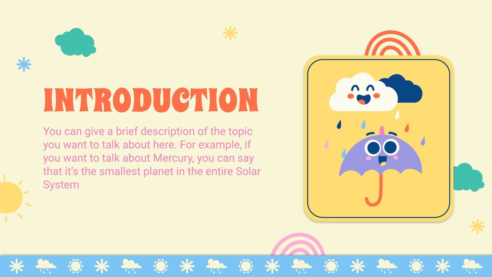 Daily Weather & Temperature Activities: Pre-K | Google Slides