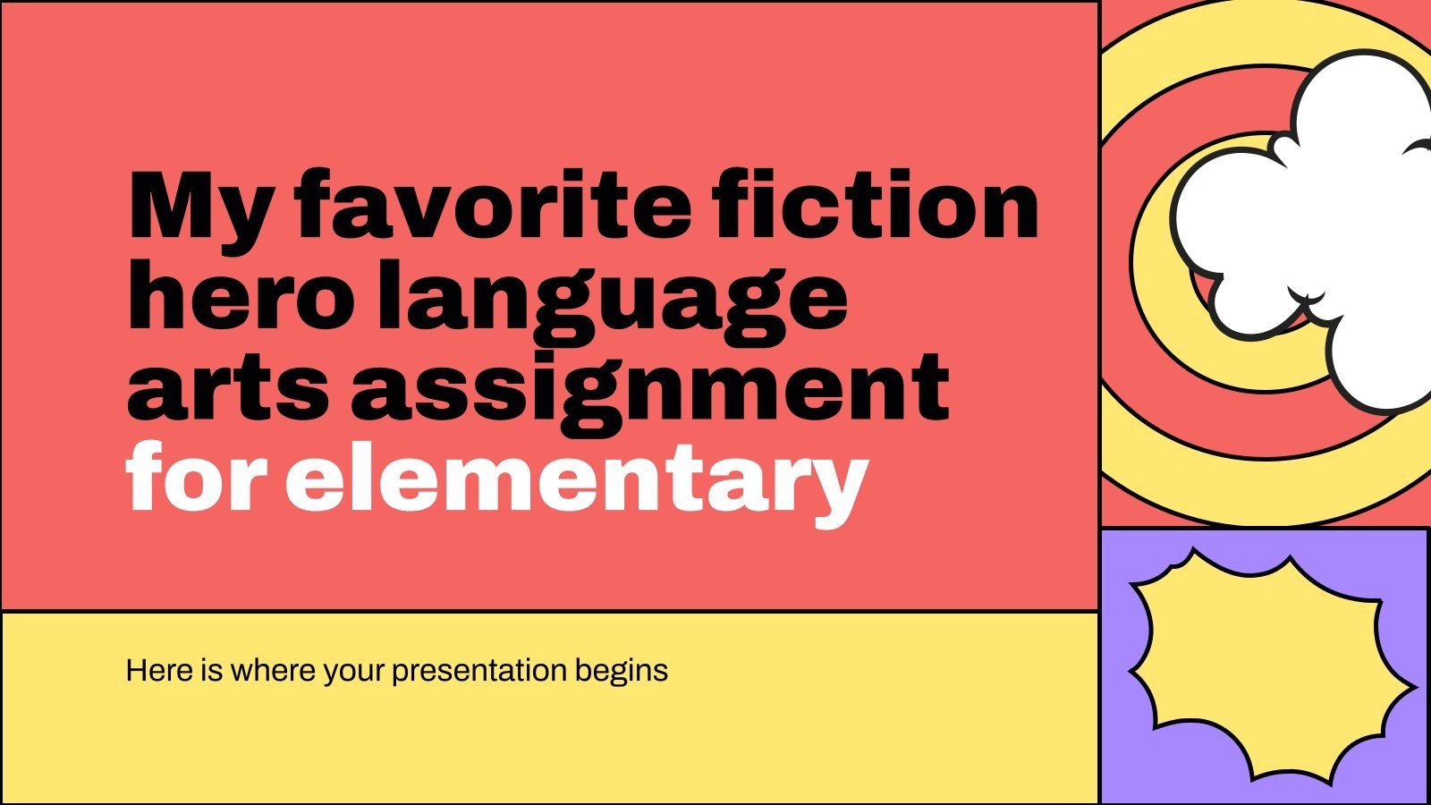 Trabajo para lengua de primaria: Mi superhéroe favorito