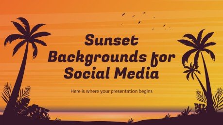 Free Sunset-themed templates for Google Slides & PowerPoint