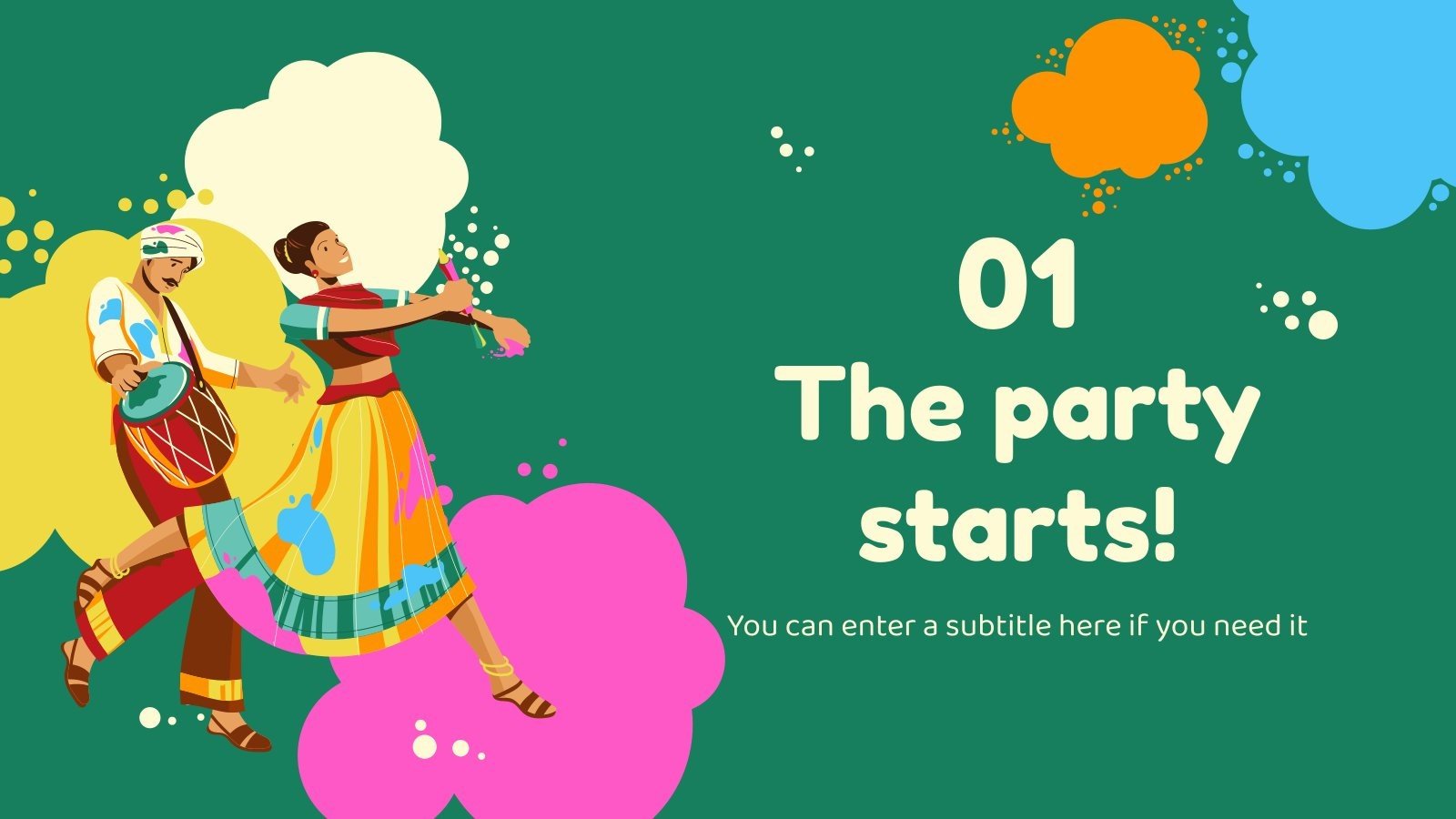 Language Arts Subject: Let's Celebrate Holi Festival!