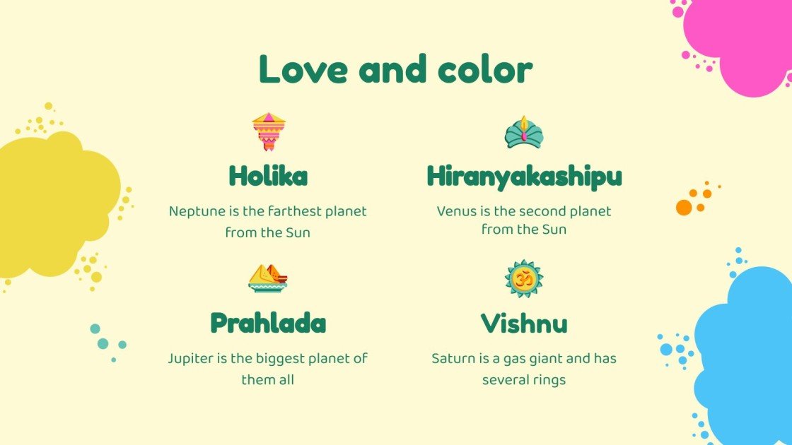 Language Arts Subject: Let's Celebrate Holi Festival!