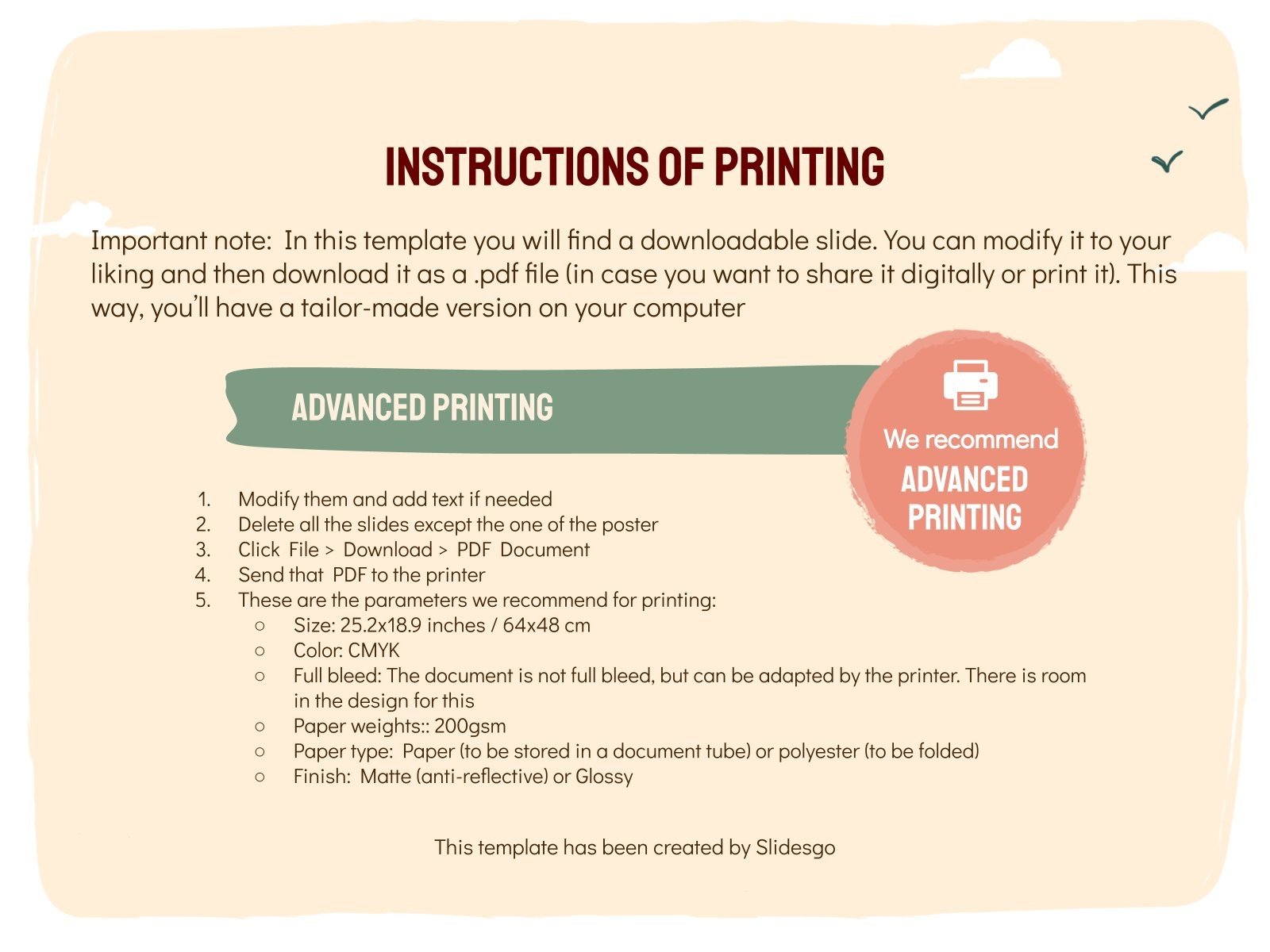 Landscape Scientific Poster | Google Slides & PPT