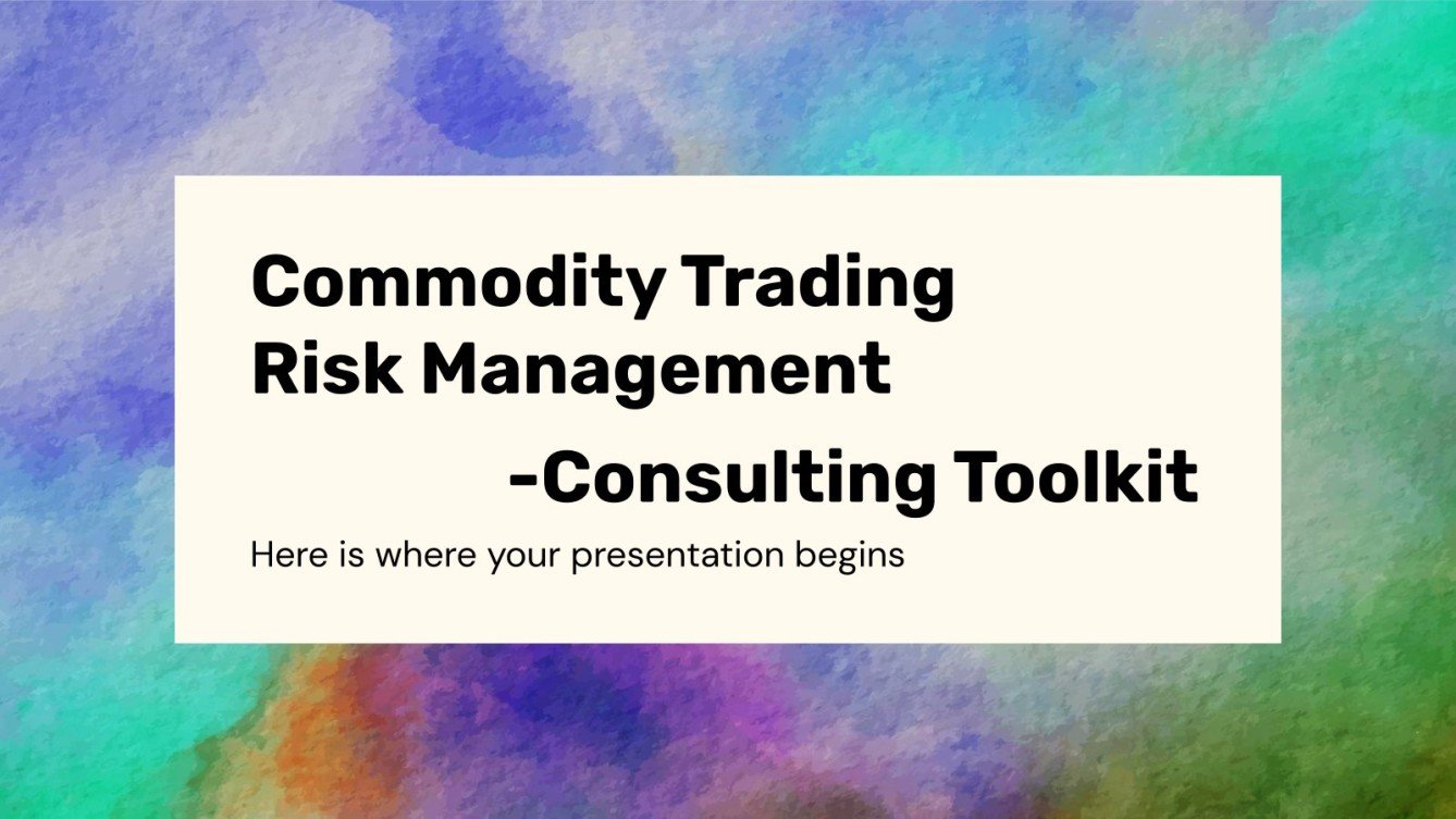 Commodity Trading Risk Management - Consulting Toolkit