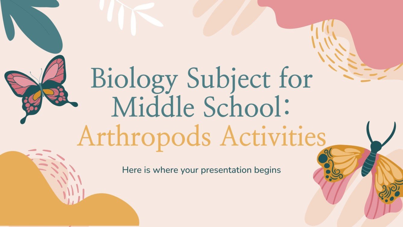 Biology Subject for Middle School: Arthropods Activities