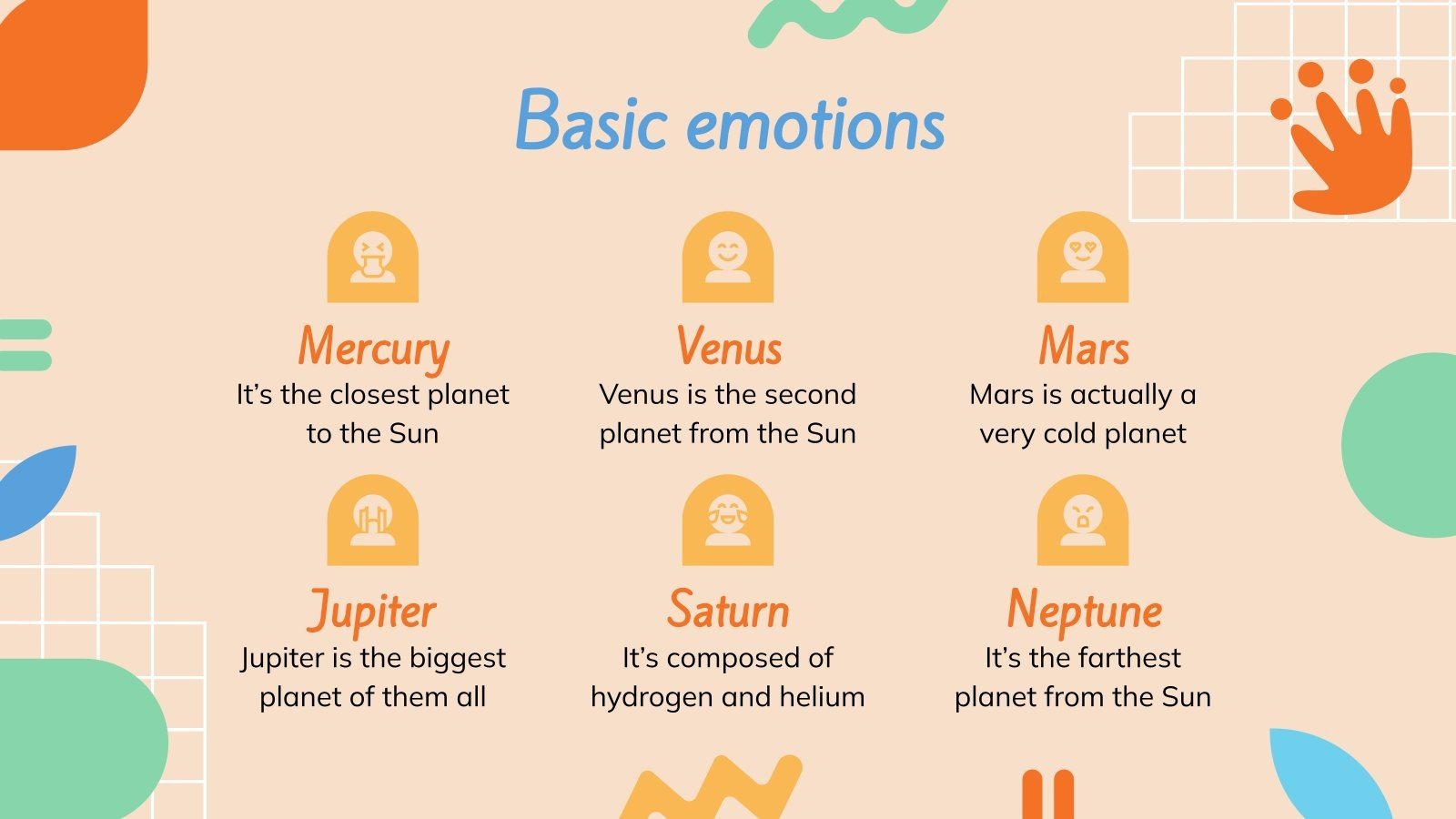 Social Skills Subject: Explore your emotions