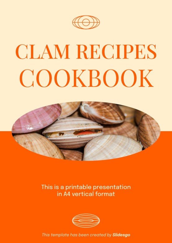 Clam Recipes Cookbook | Google Slides & PowerPoint