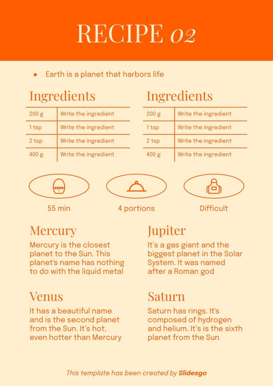 Clam Recipes Cookbook | Google Slides & PowerPoint