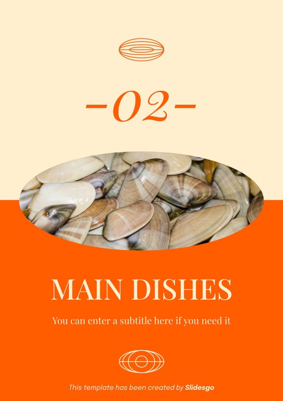 Clam Recipes Cookbook | Google Slides & PowerPoint
