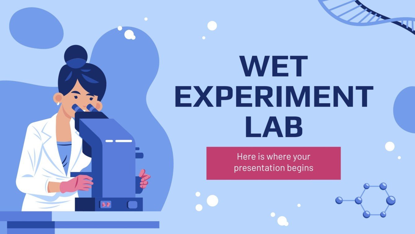 Wet Experiment Lab | Google Slides & PowerPoint