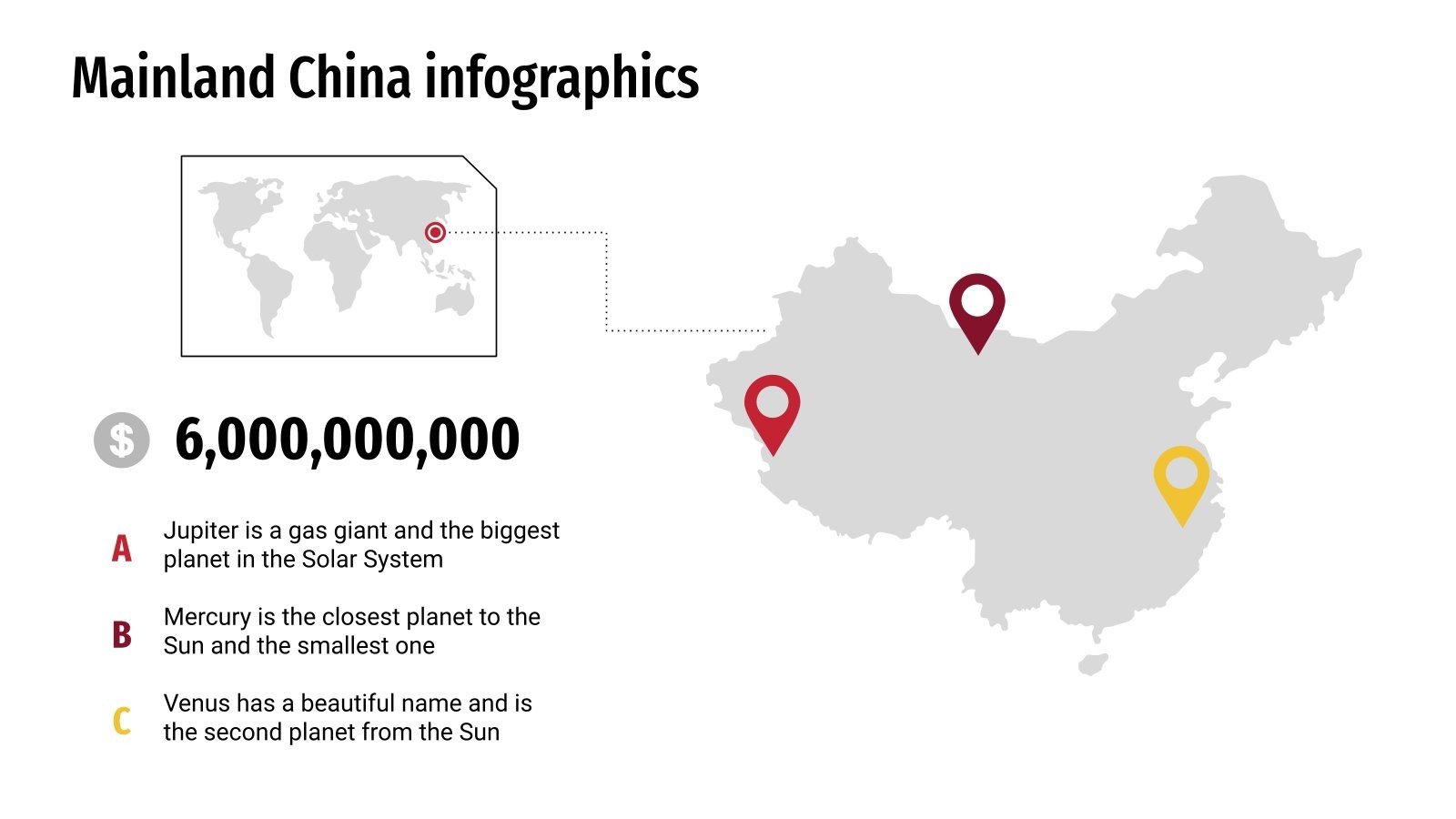 Map of Mainland China Infographics | Google Slides and PPT