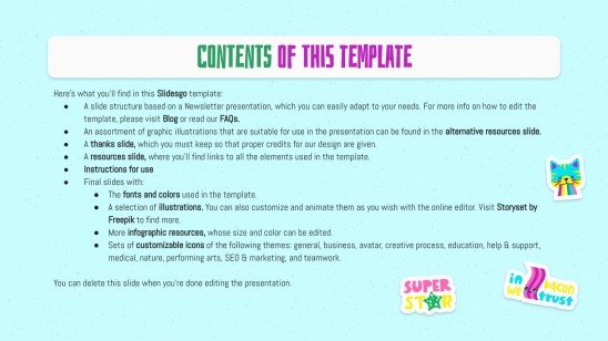 Newsletter para consumidores modernos | Google Slides y PPT