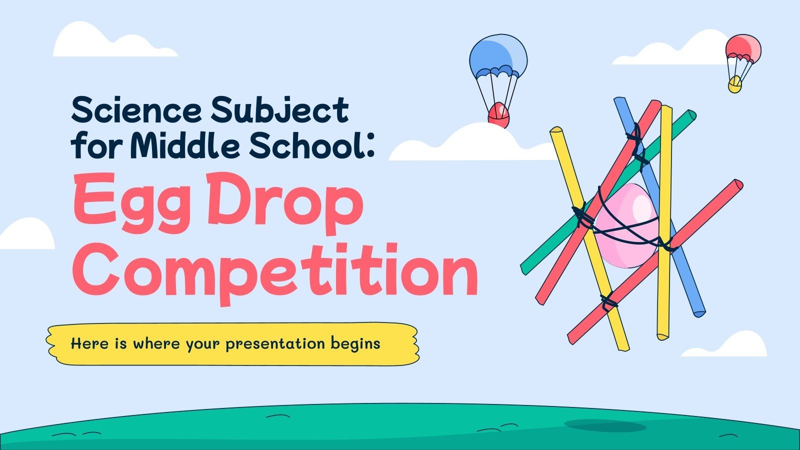 Science: Egg Drop Competiton | Google Slides & PPT