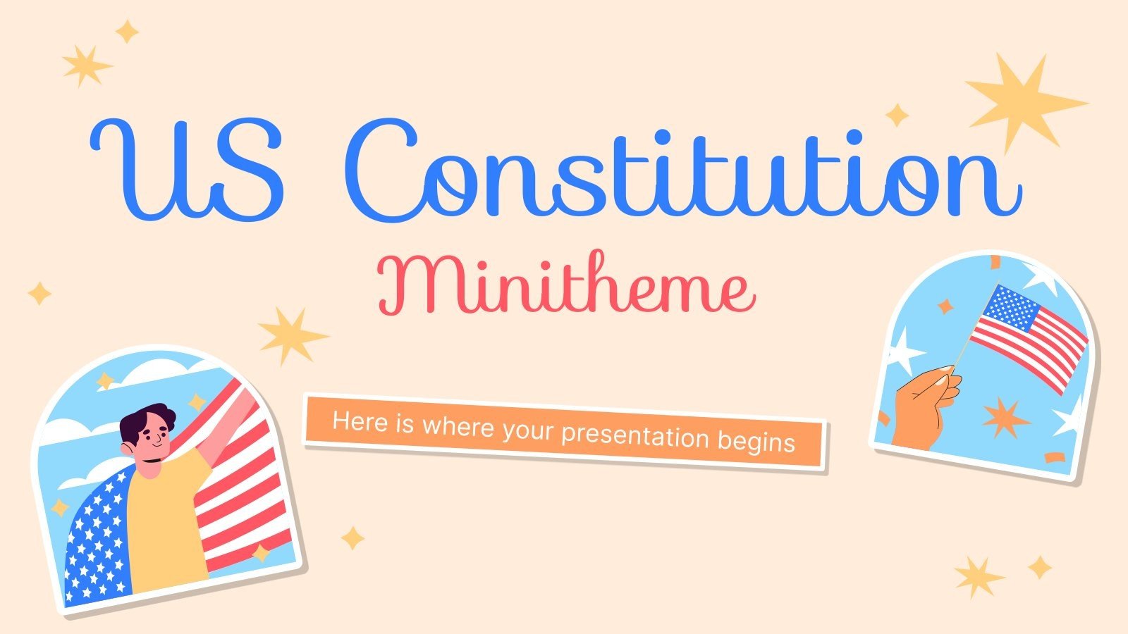 US Constitution Minitheme | Google Slides and PowerPoint