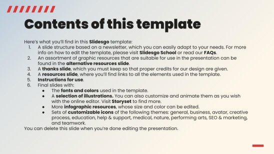 Time-sensitive Newsletter for Emergencies | Google Slides