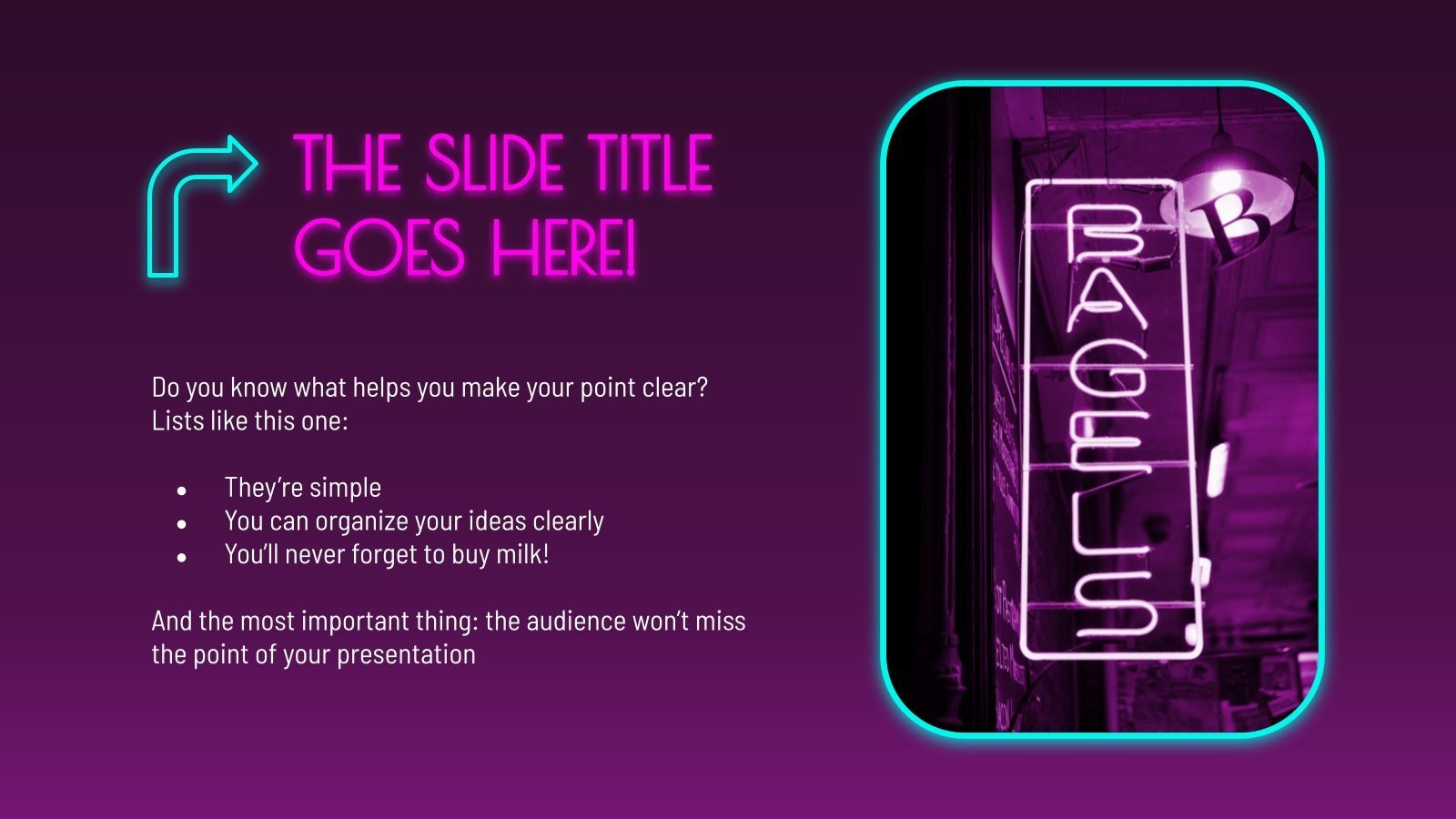 Retro Posting Signs Newsletter | Google Slides & PowerPoint