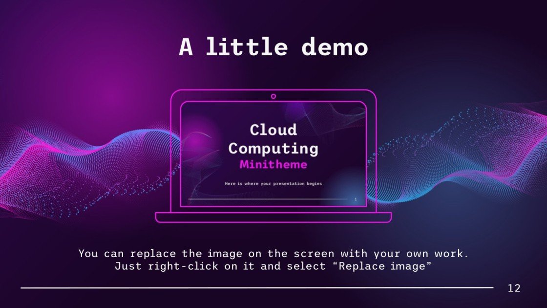 Cloud Computing Minitheme | Google Slides & PowerPoint